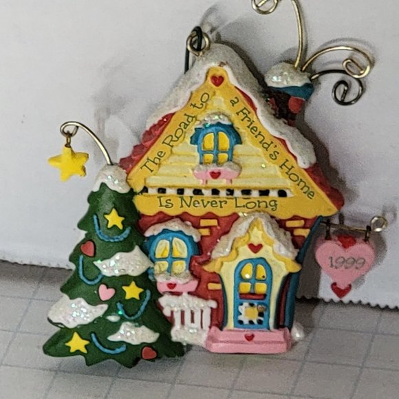 Holiday | Vintage 1999 Christmas Tree House Ornament The Road 2 Friends ...
